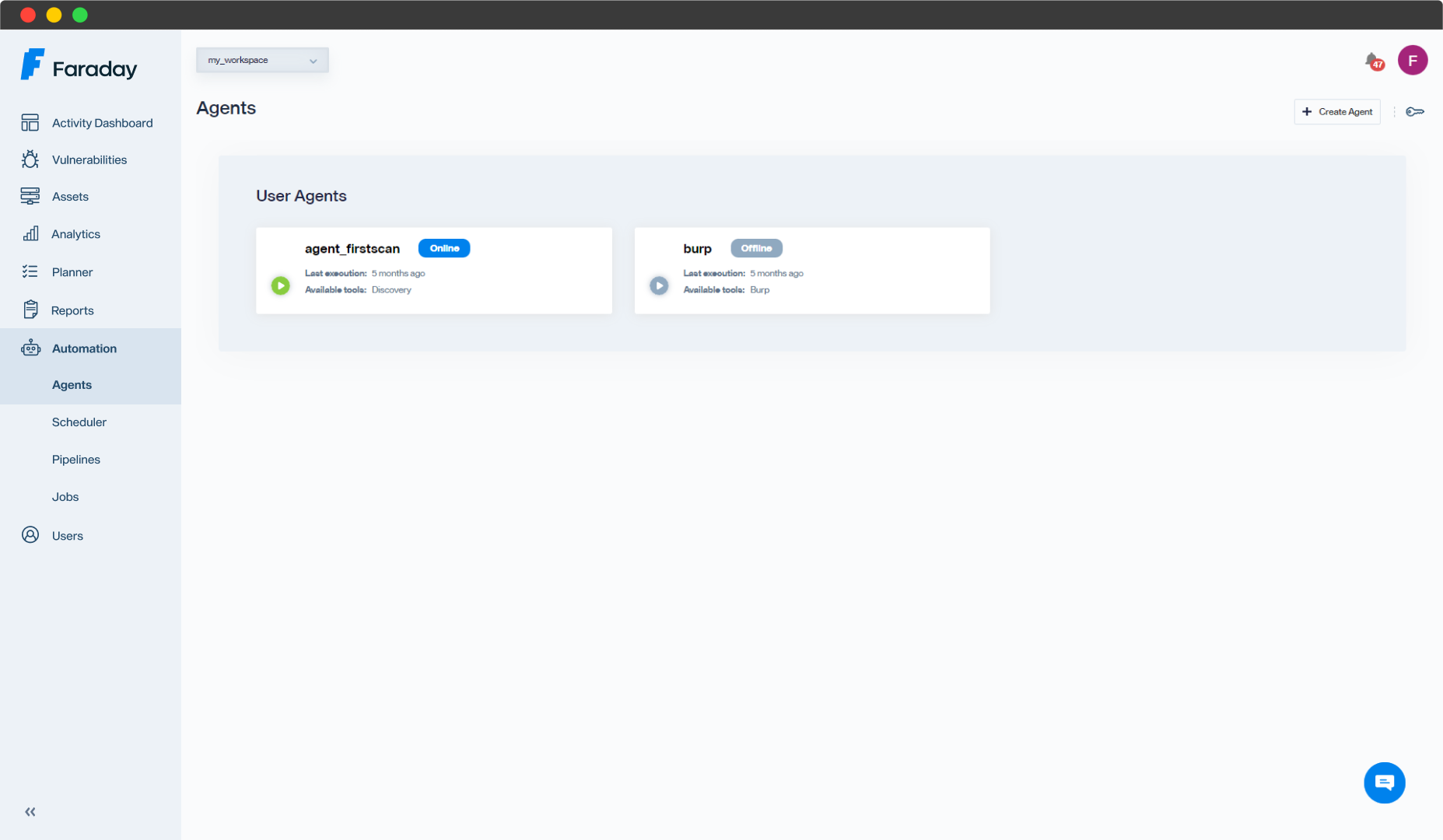 Faraday - Quick Tour